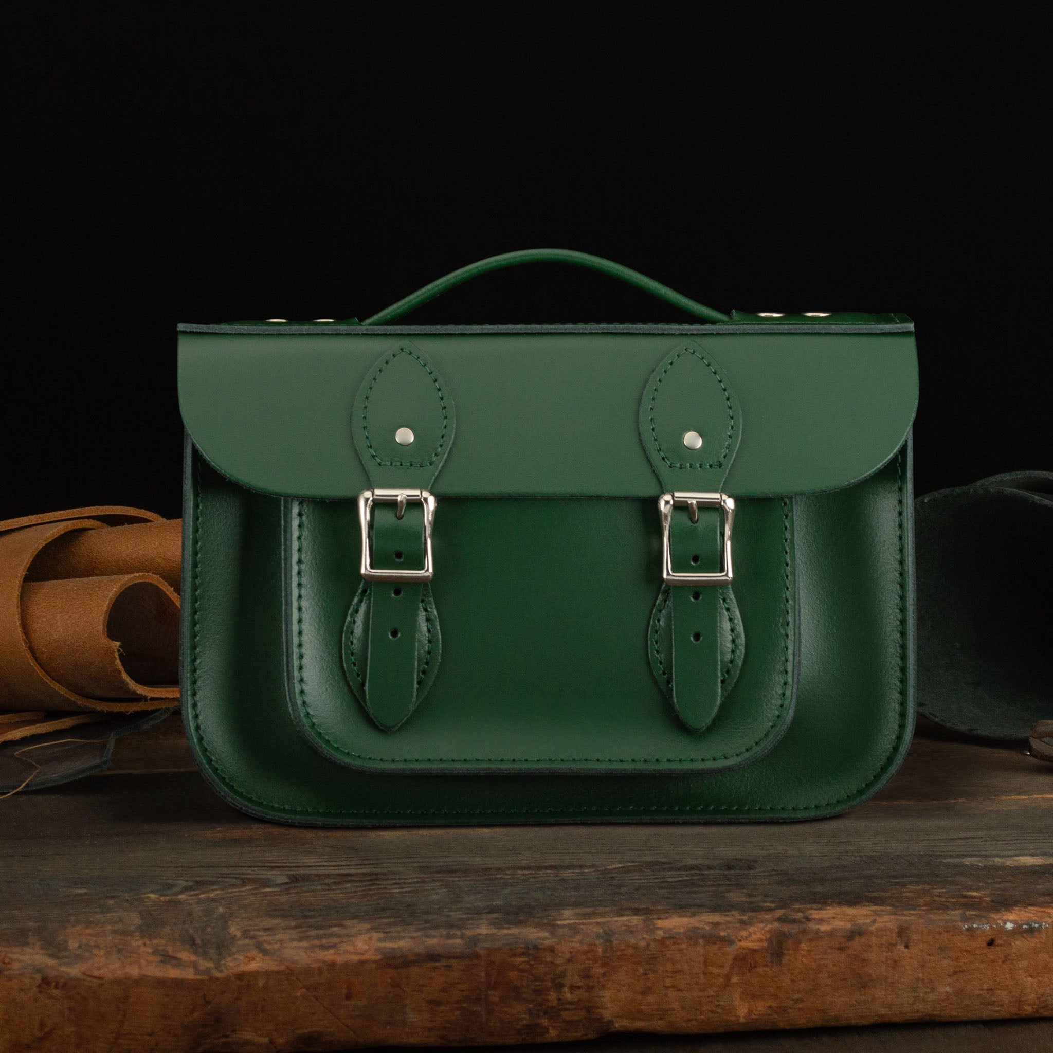 11 Inch Briefcase Satchel | The Leather Satchel Co.