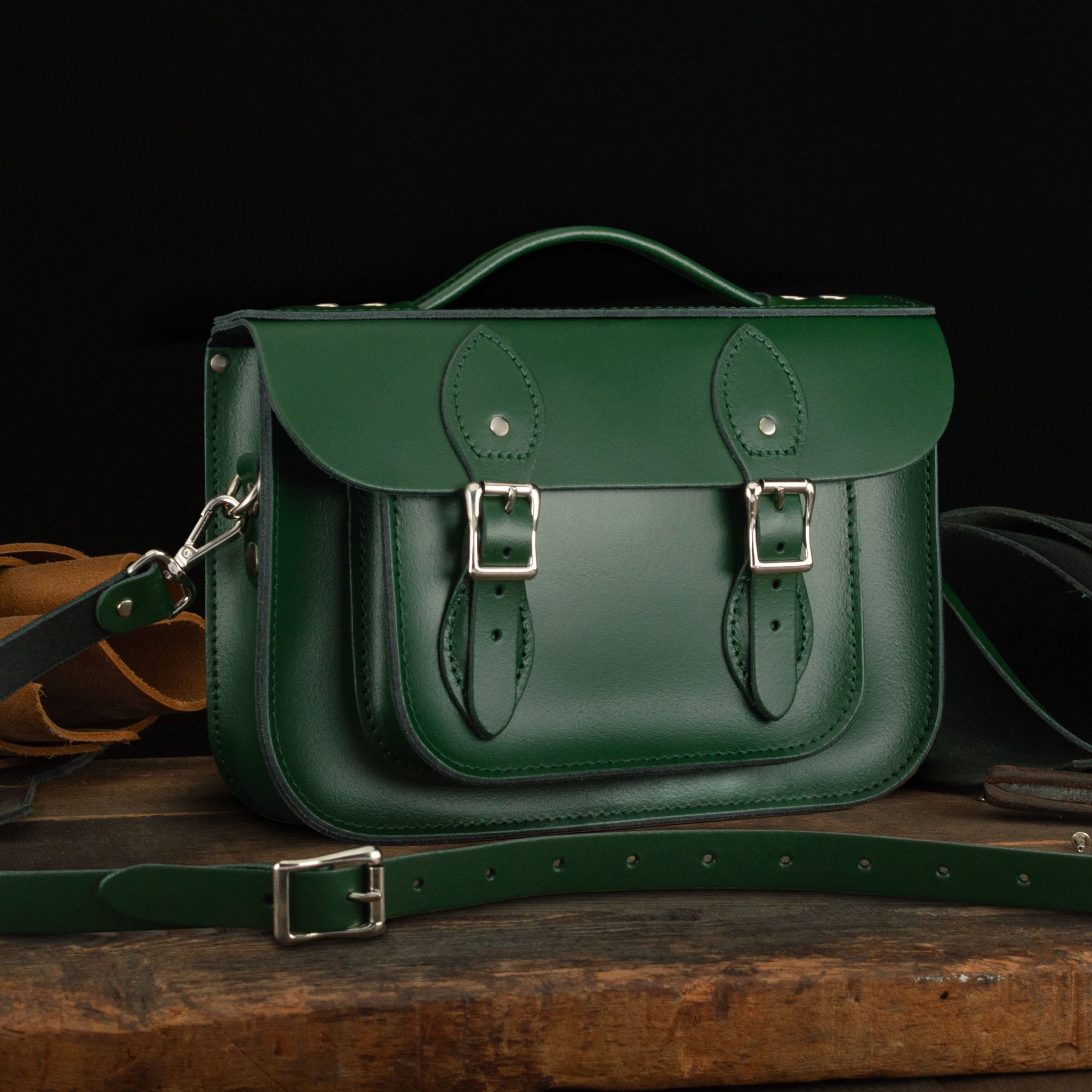 11 Inch Briefcase Satchel | The Leather Satchel Co.