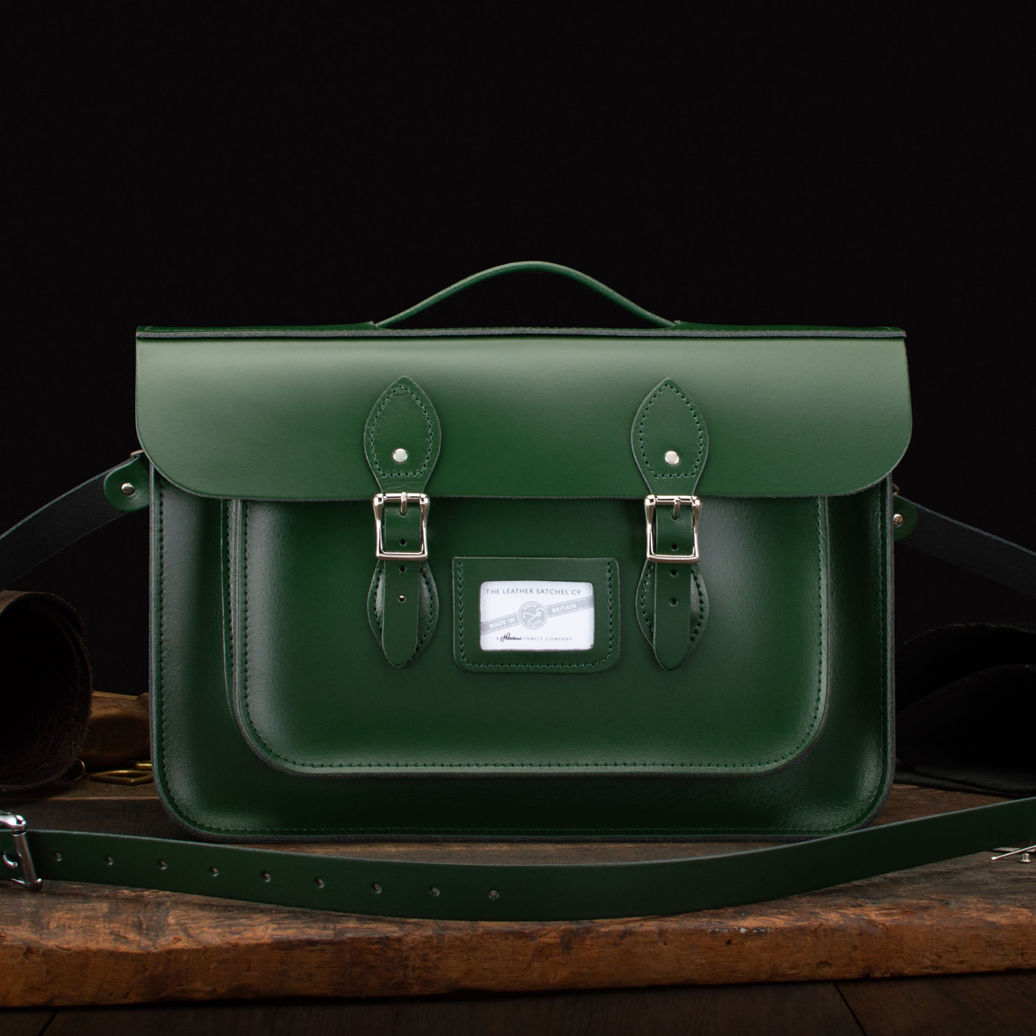 15 Inch Briefcase Satchel | The Leather Satchel Co.