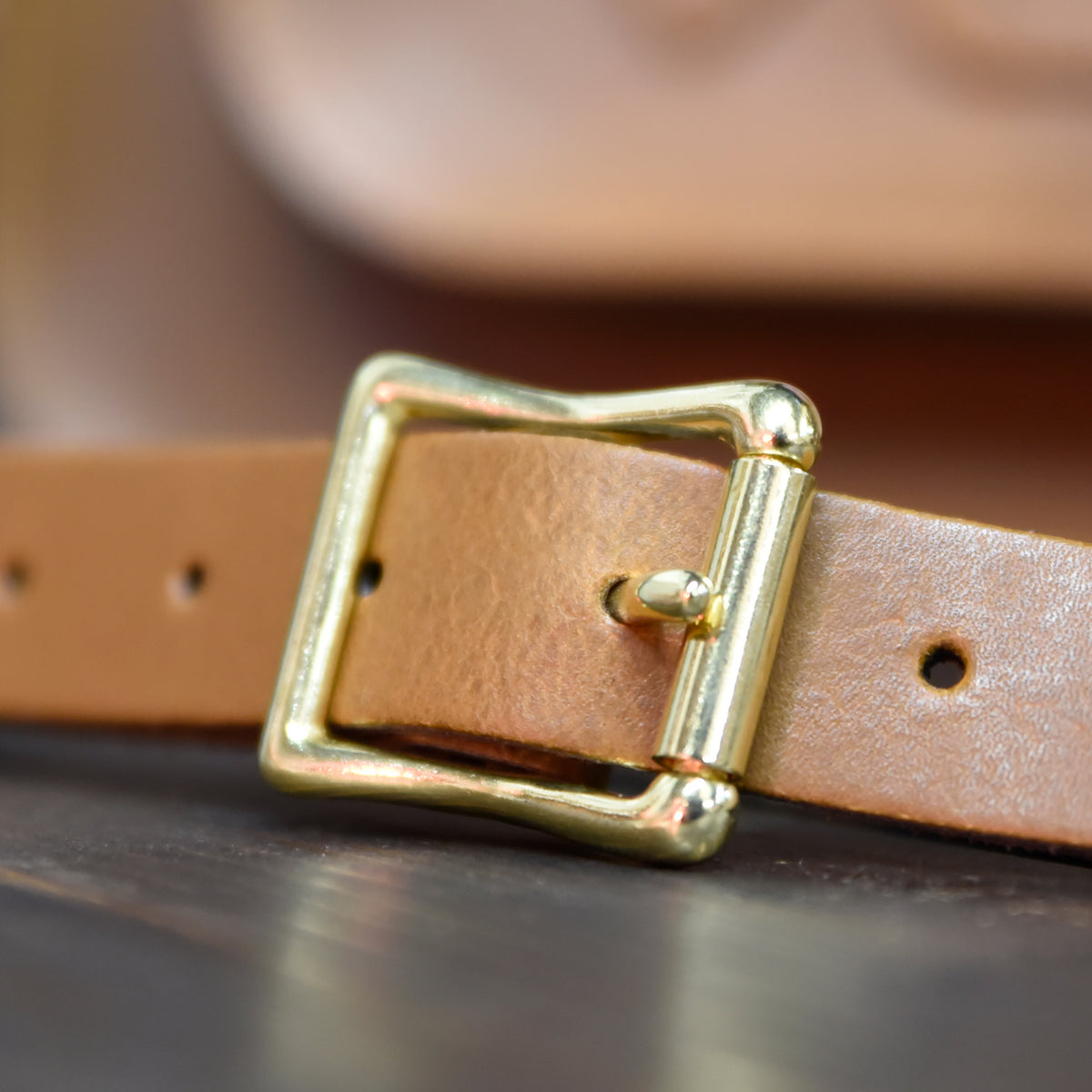 Leather Bag Gold Hardware (Large) | The Leather Satchel Co.