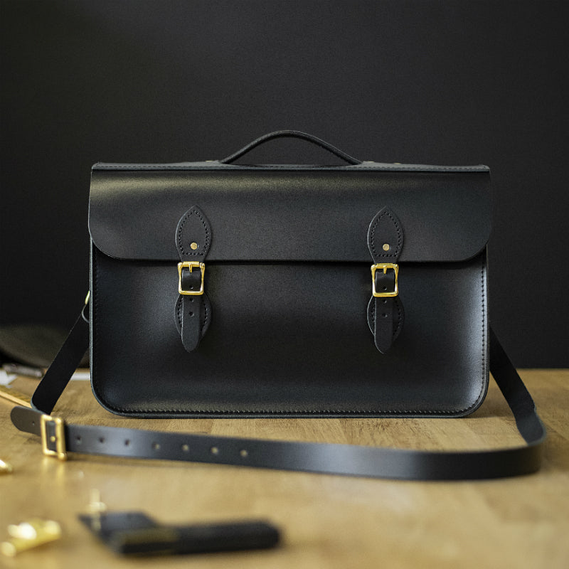 16.5 Inch Briefcase Satchel | The Leather Satchel Co.