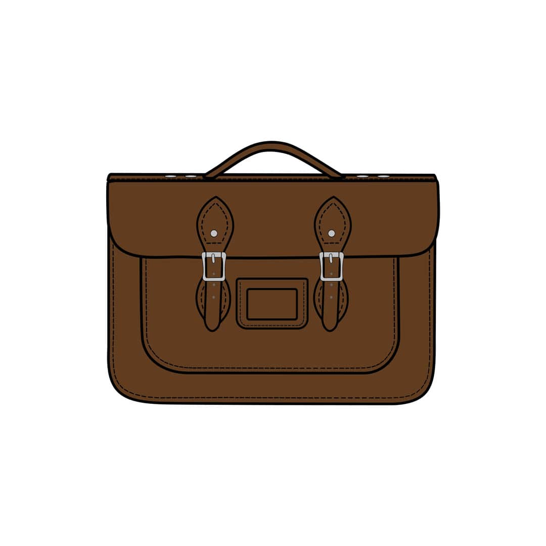 15 Inch Briefcase Satchel | The Leather Satchel Co.