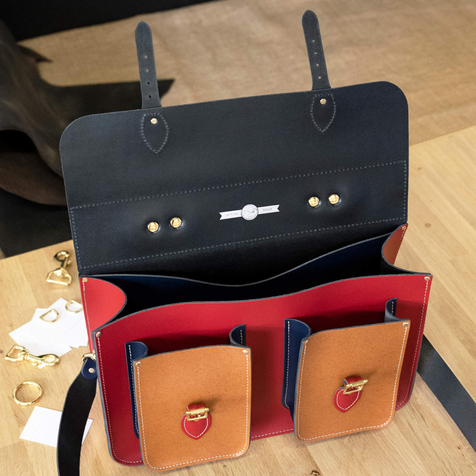 16.5 Inch Briefcase Satchel | The Leather Satchel Co.