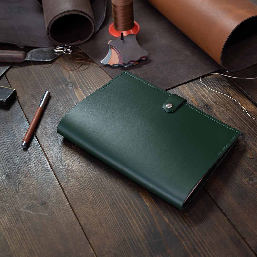 Large Leather Notebook Cover | The Leather Satchel Co.